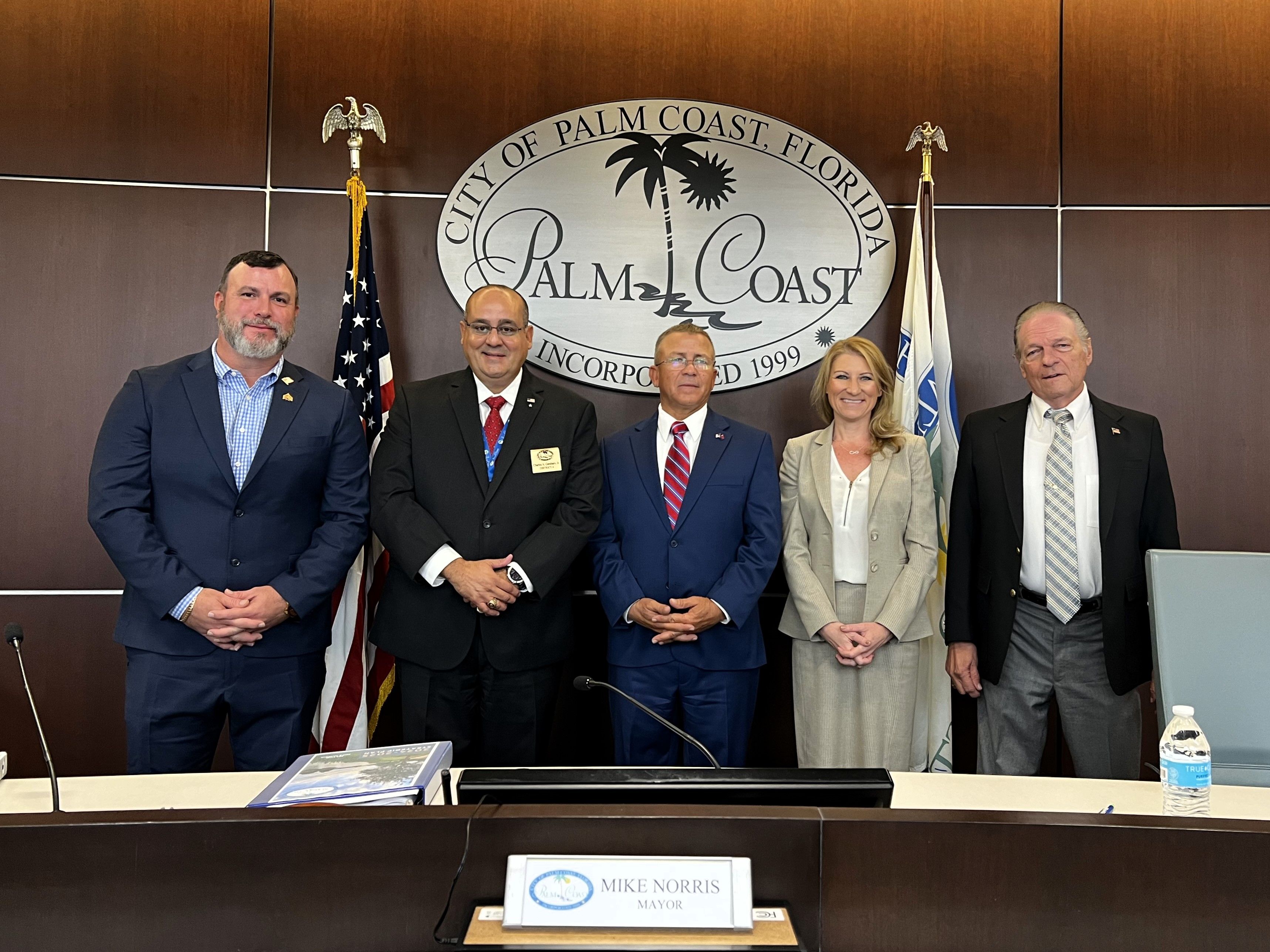 City of Palm Coast Welcomes Newly Sworn-In Mayor and Council Members ...