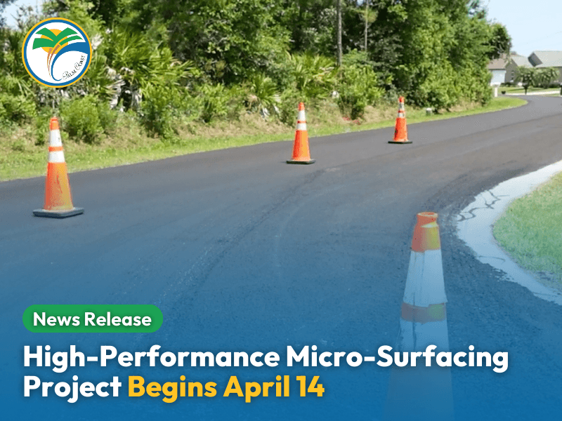 High-Performance Micro-Surfacing Project Begins April 14 | Palm Coast ...