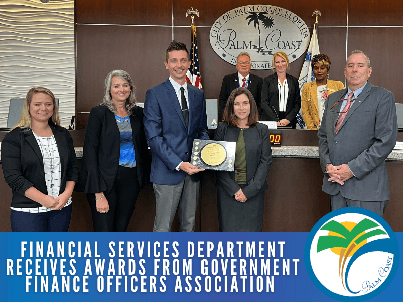 Palm Coast Financial Services Department Receives Awards from GFOA ...