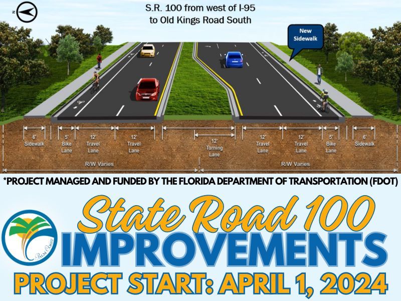 FDOT scheduled to begin resurfacing State Road 100 on April 1 | Palm ...