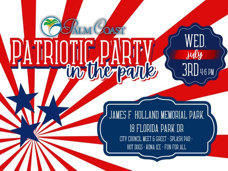City of Palm Coast Hosts Patriotic Party in the Park Ahead of ...
