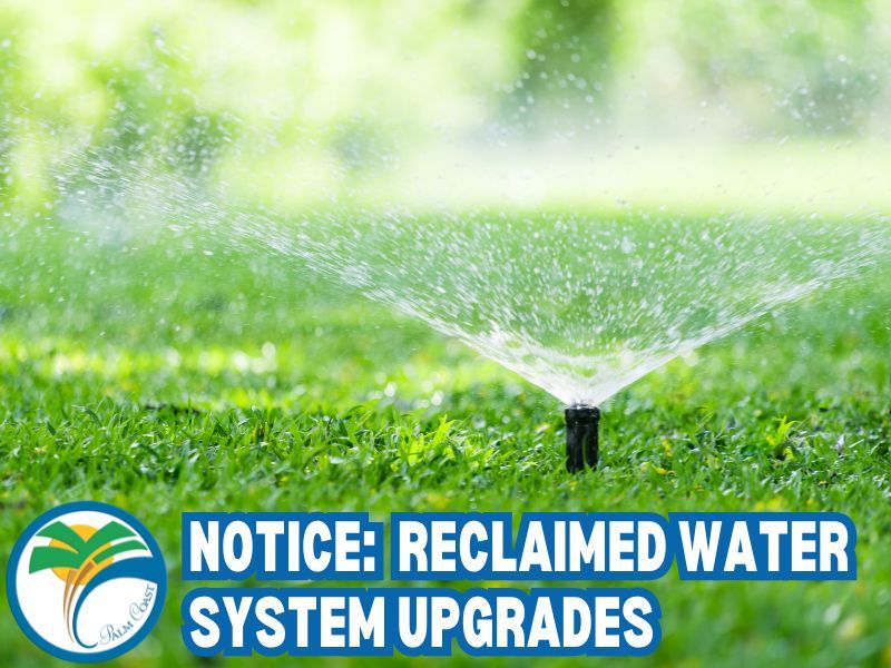 City of Palm Coast Upgrades Reclaimed Water Distribution System | Palm ...